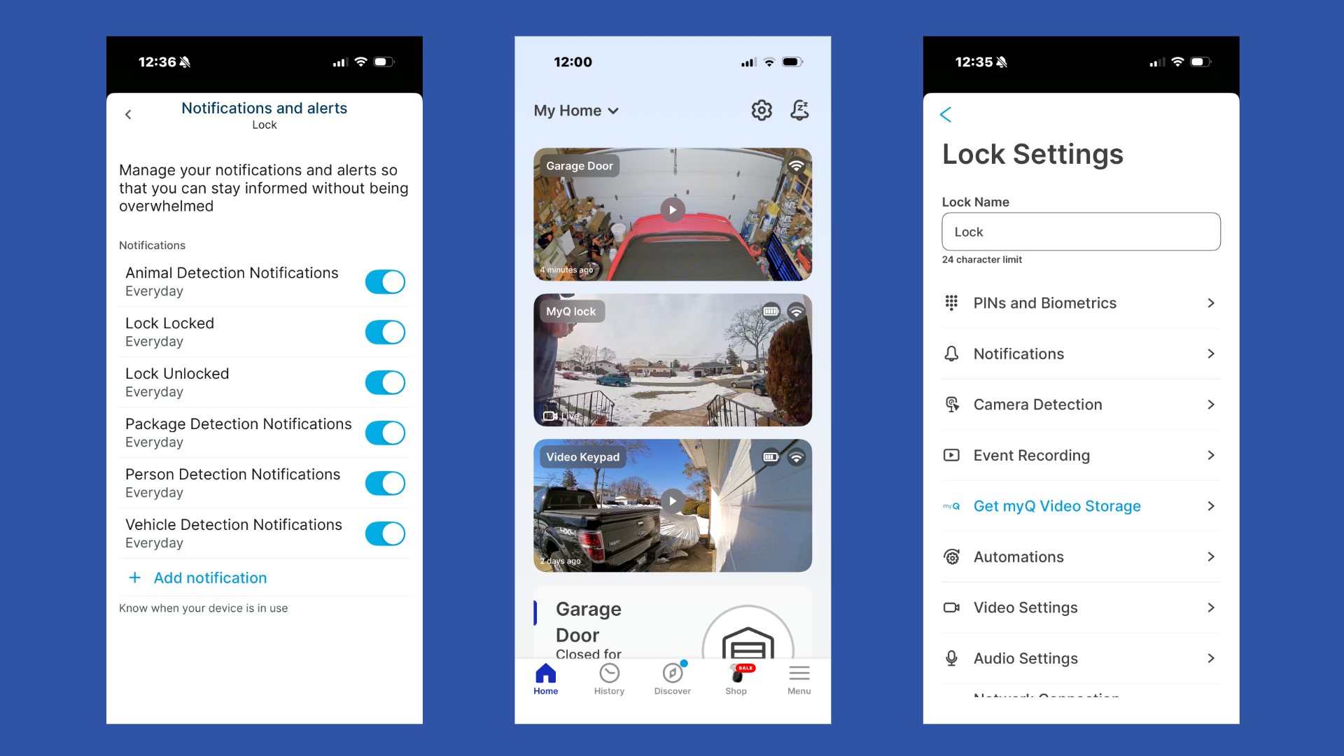 MyQ Secure View 3-in-1 smart lock