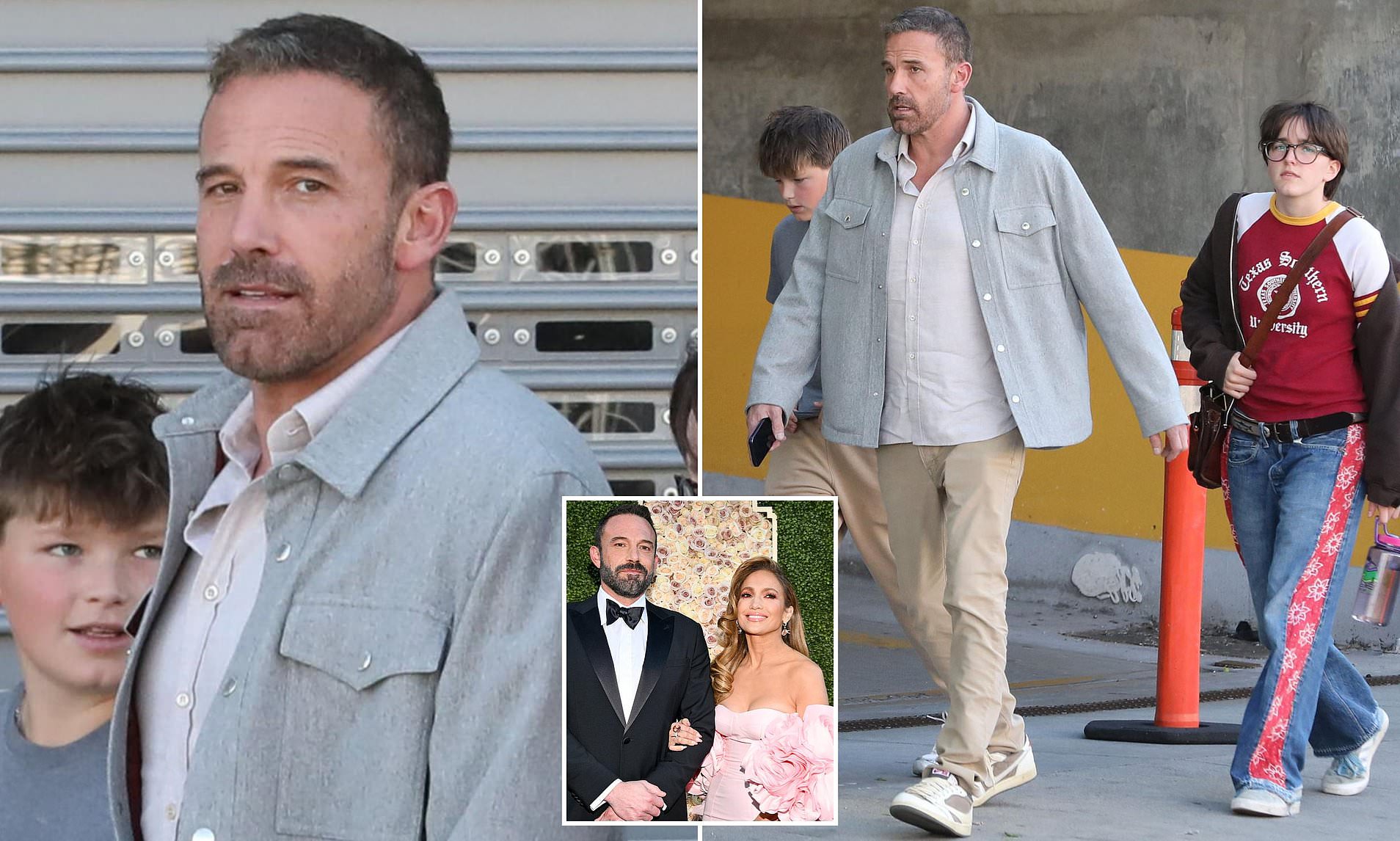 Ben Affleck is a doting dad after giving ex Jennifer Lopez his share of ...