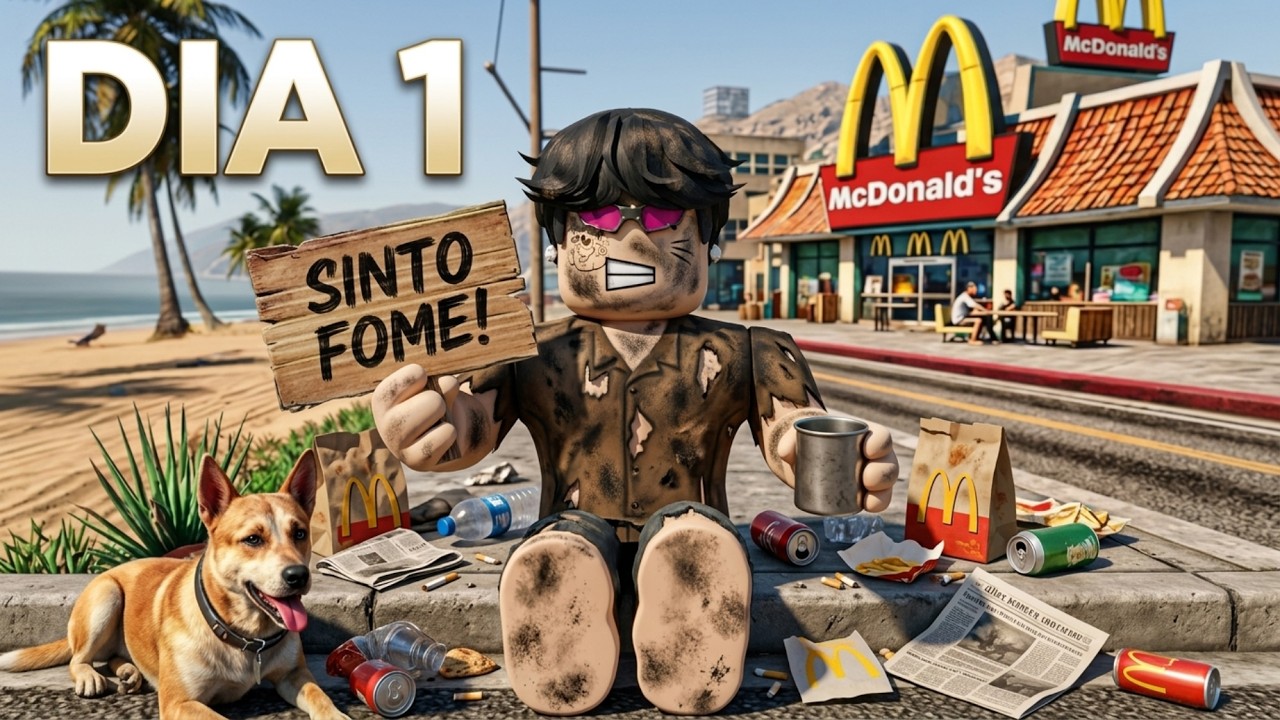 Sobrevivi 100 dias no ROBLOX RP! 😱
