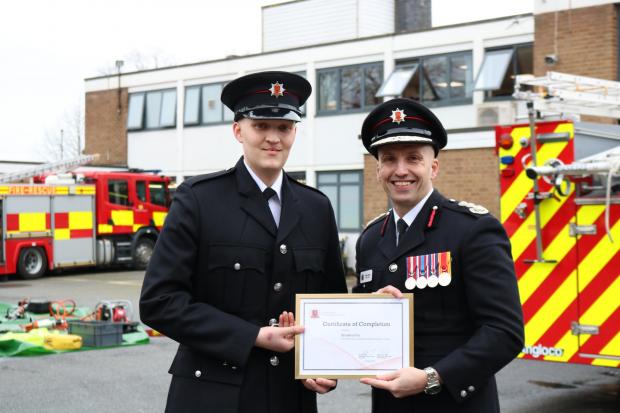 Meet the new Southend firefighter following in his father’s footsteps