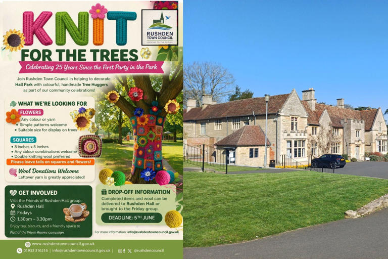 Knitters needed for creative display at Rushden's 25th anniversary of ...