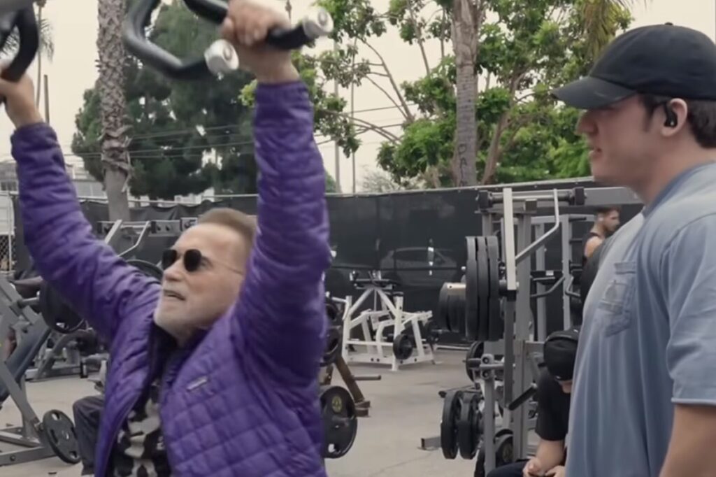 The internet hails 78-year-old Arnold Schwarzenegger training with Sam ...