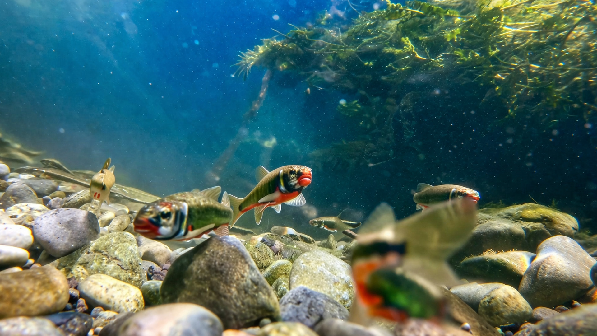 Una cámara oculta muestra qué hacen los peces cuando no hay nadie cerca
