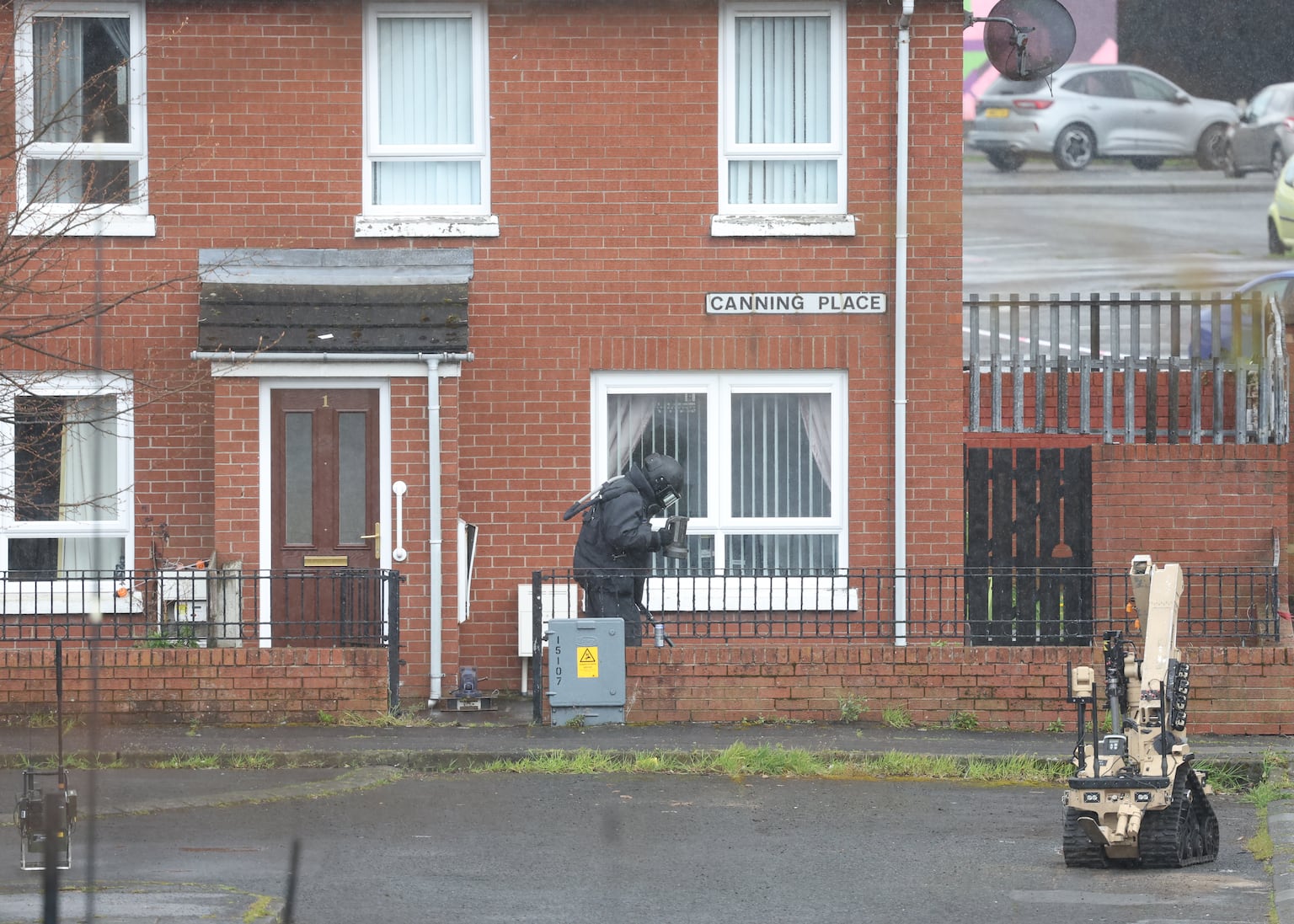 North Belfast security alert ends as suspected pipe bomb placed outside ...