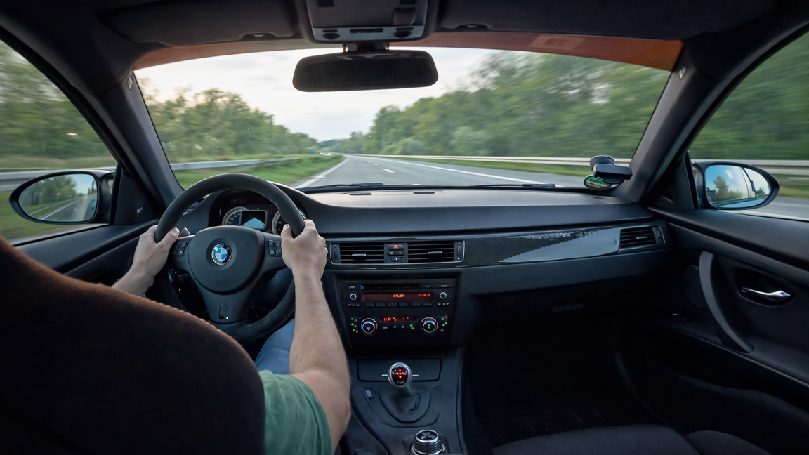Driving the BMW M3 GTS at full speed on Autobahn