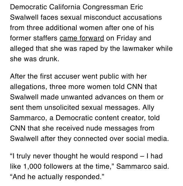 Who is Ally Sammarco? Influencer at centre of Eric Swalwell row gets ...