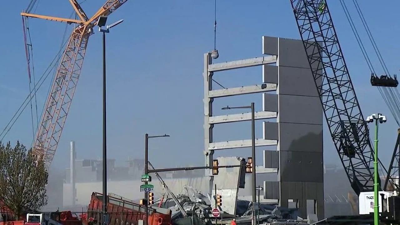 Grays Ferry garage collapse: Demolition continues as recovery efforts ...