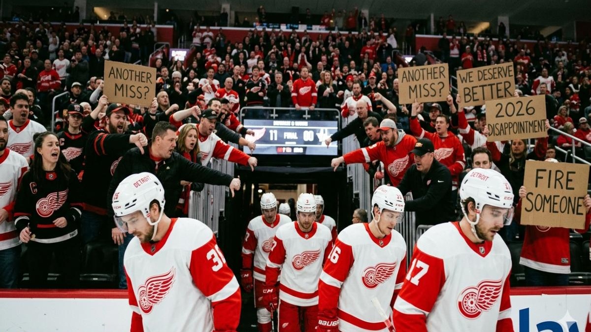 NHL: Detroit Red Wings booed off ice after another playoff miss in ...