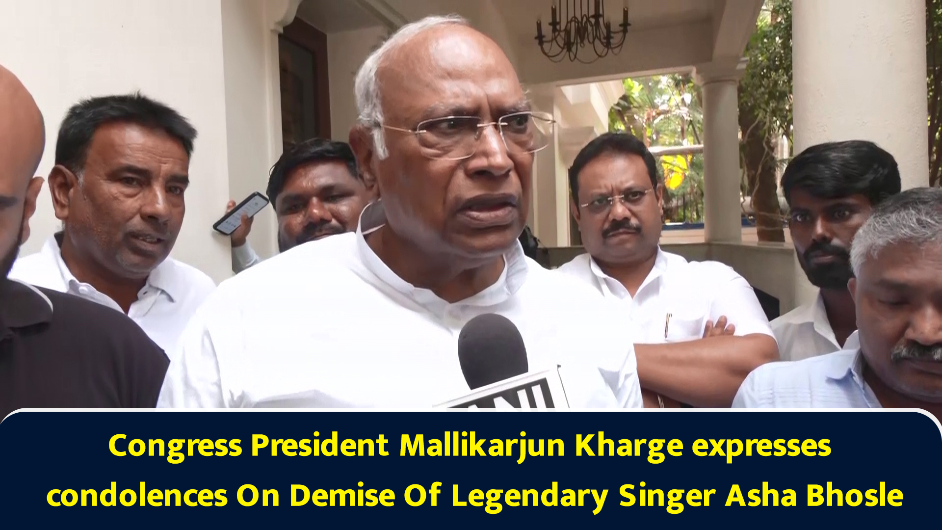 Congress president Mallikarjun Kharge expresses condolences on demise ...