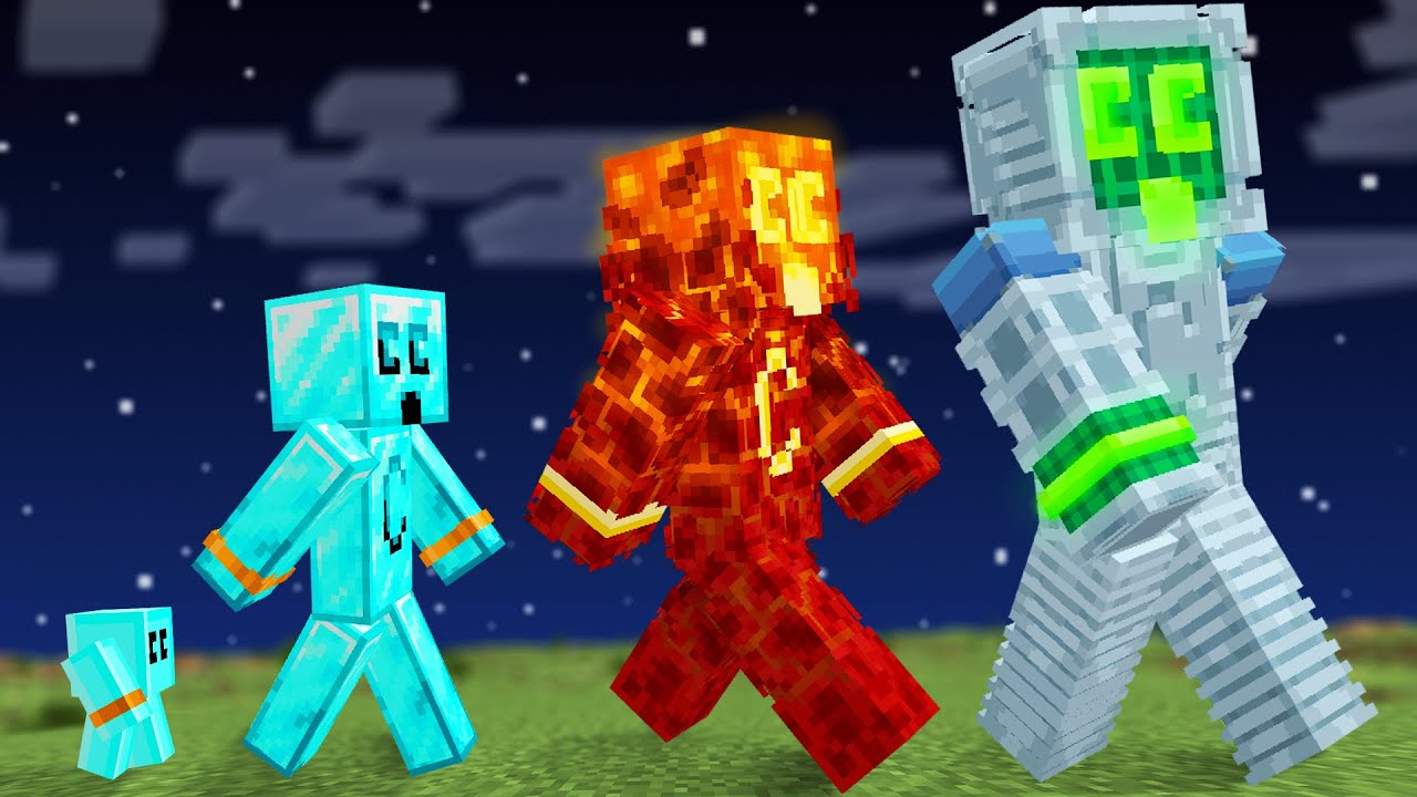 Upgrading my own character abilities to become a Minecraft god