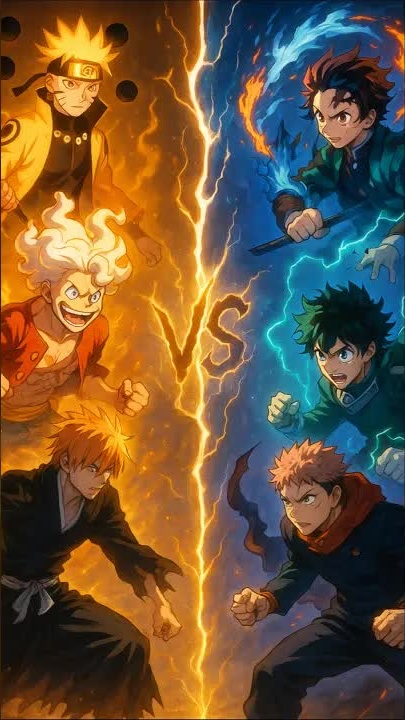 OG big 3 vs new gen big 3 — which is better? #anime #demonslayer #onepiece