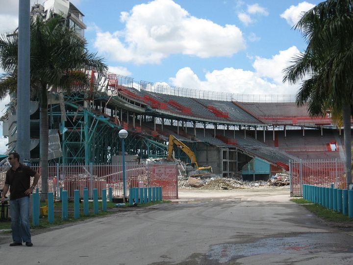 Empty stands: Stadiums left behind