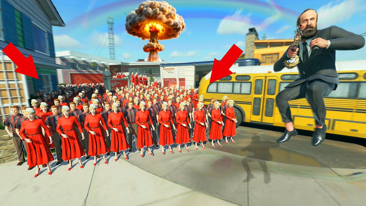 All 23 of them tried hiding as the Black Ops 6 Nuketown mannequins?
