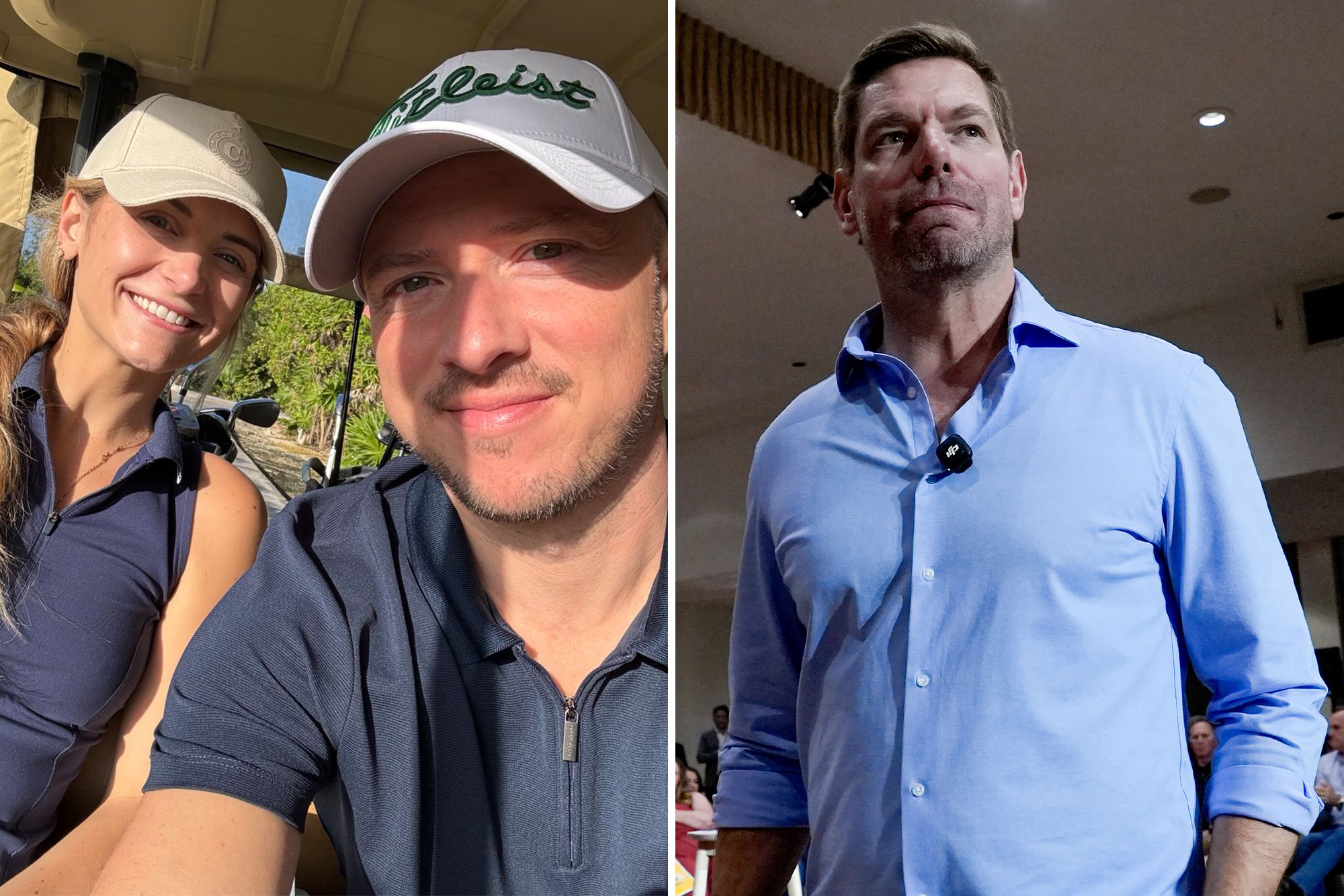 Influencer’s husband threatens Eric Swalwell after he allegedly ...