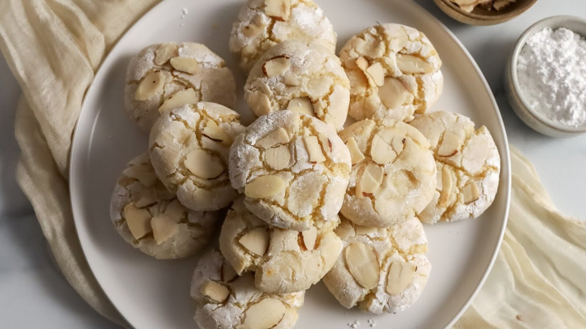 These Sicilian almond cookies are sweet and simple to make