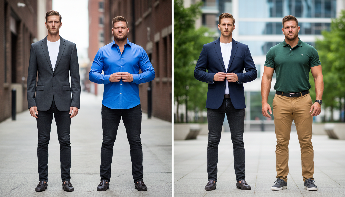 Style blunders men make for their body type (and how to fix them ...