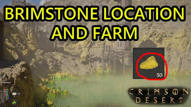 Crimson Desert: Brimstone location and how to get it