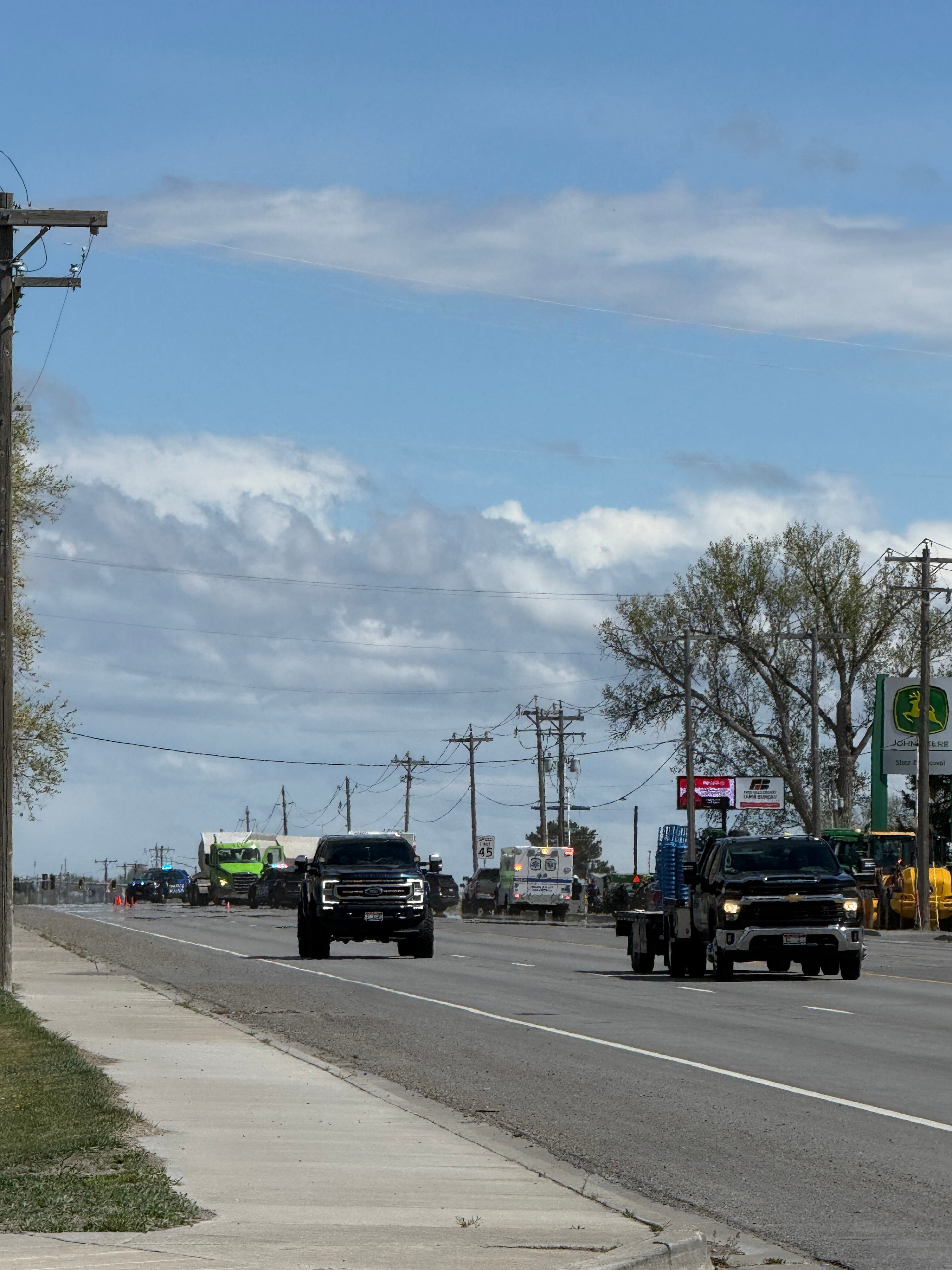 Accident on Kimberly Road briefly blocks traffic for about an hour