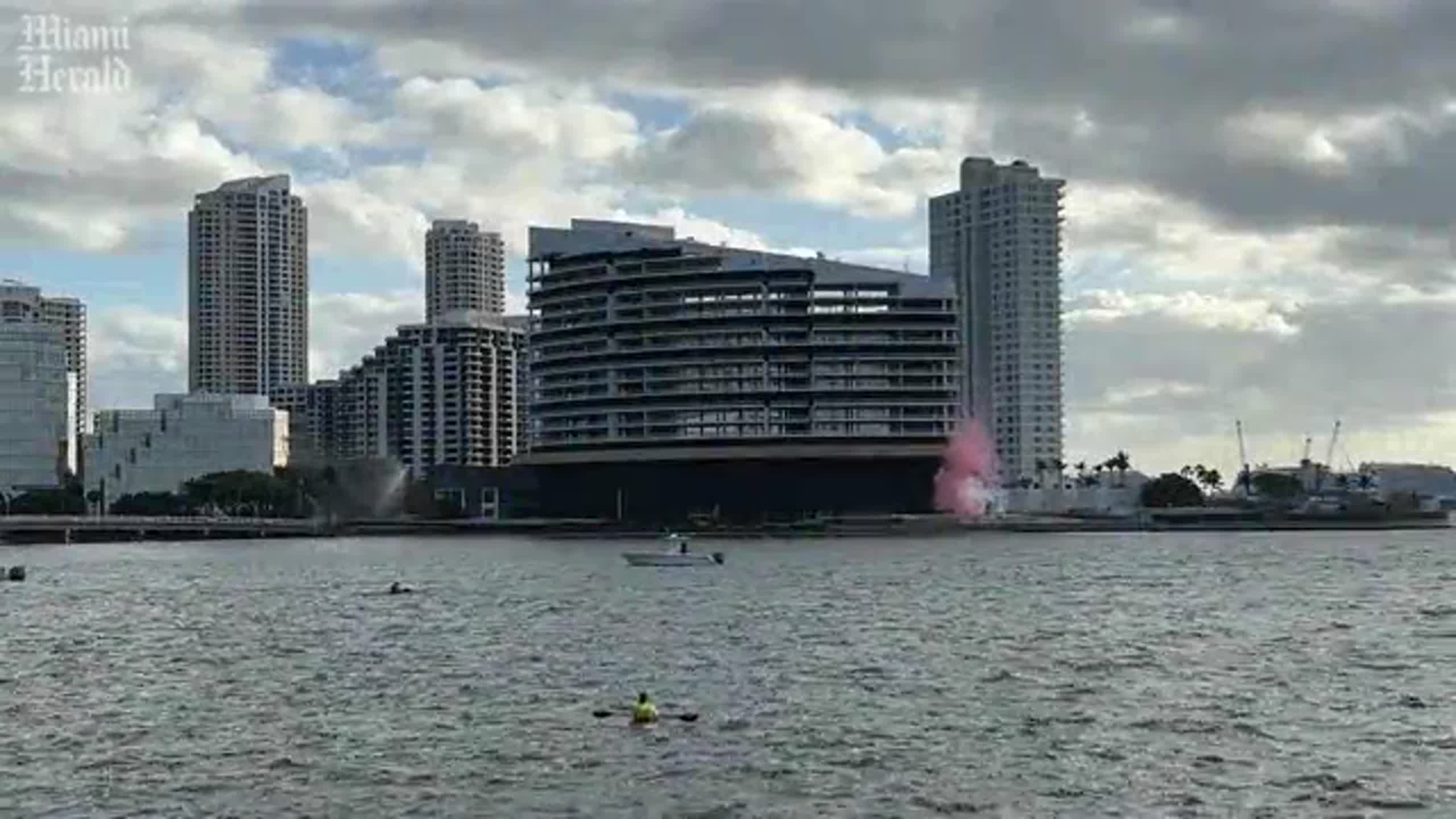 Miami's Mandarin Oriental hotel vanishes in less than 20 seconds
