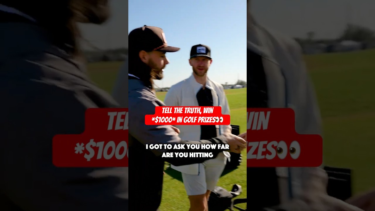I challenged Ford to hit 260 yards! ⛳️