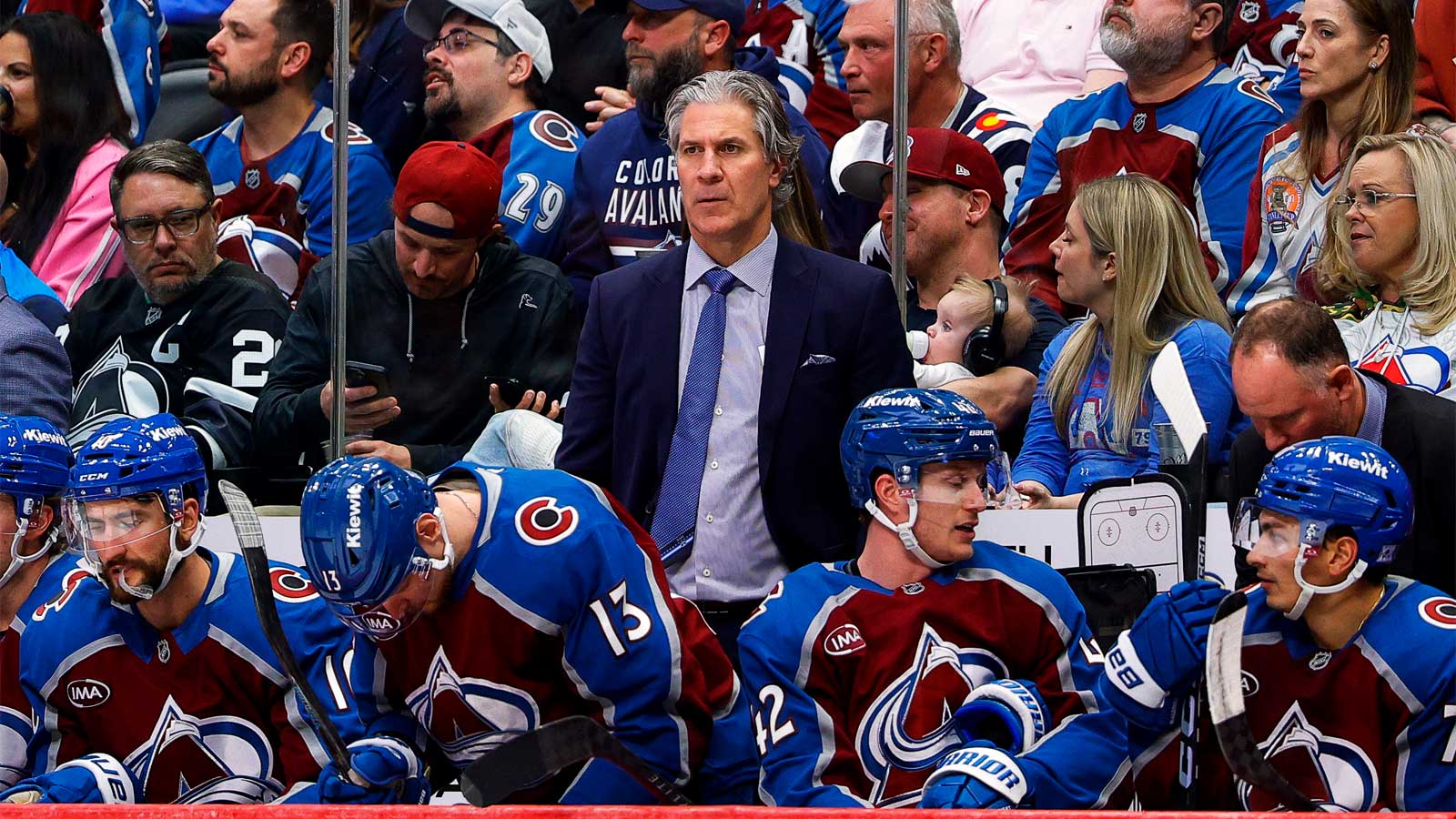 Avalanche coach Jared Bednar away from team with facial fractures from ...