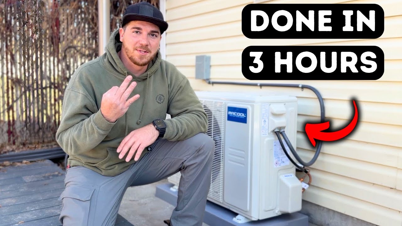 This is officially the easiest mini split to install