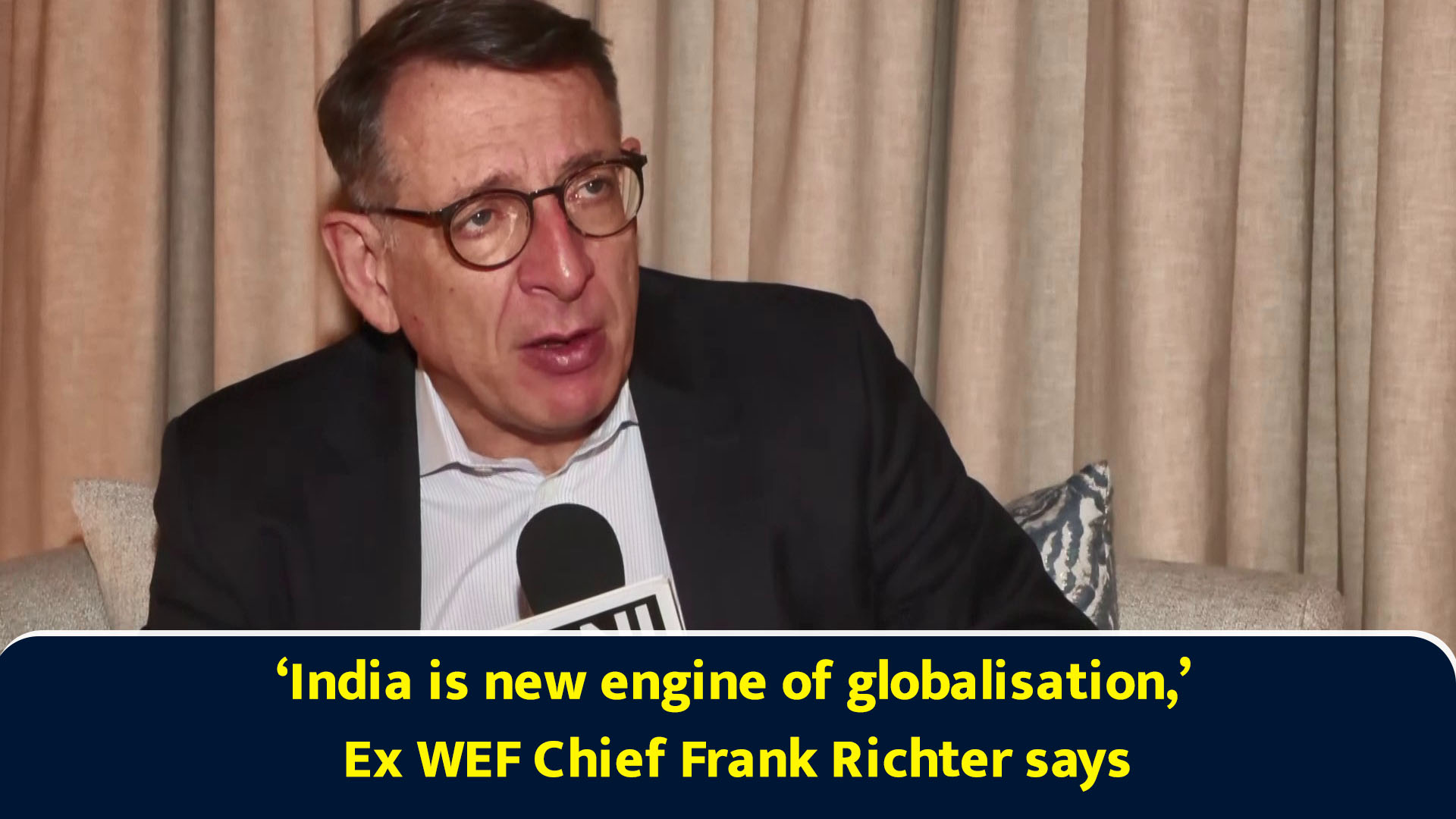 ‘India is new engine of globalisation,’ ex WEF chief Frank Richter says