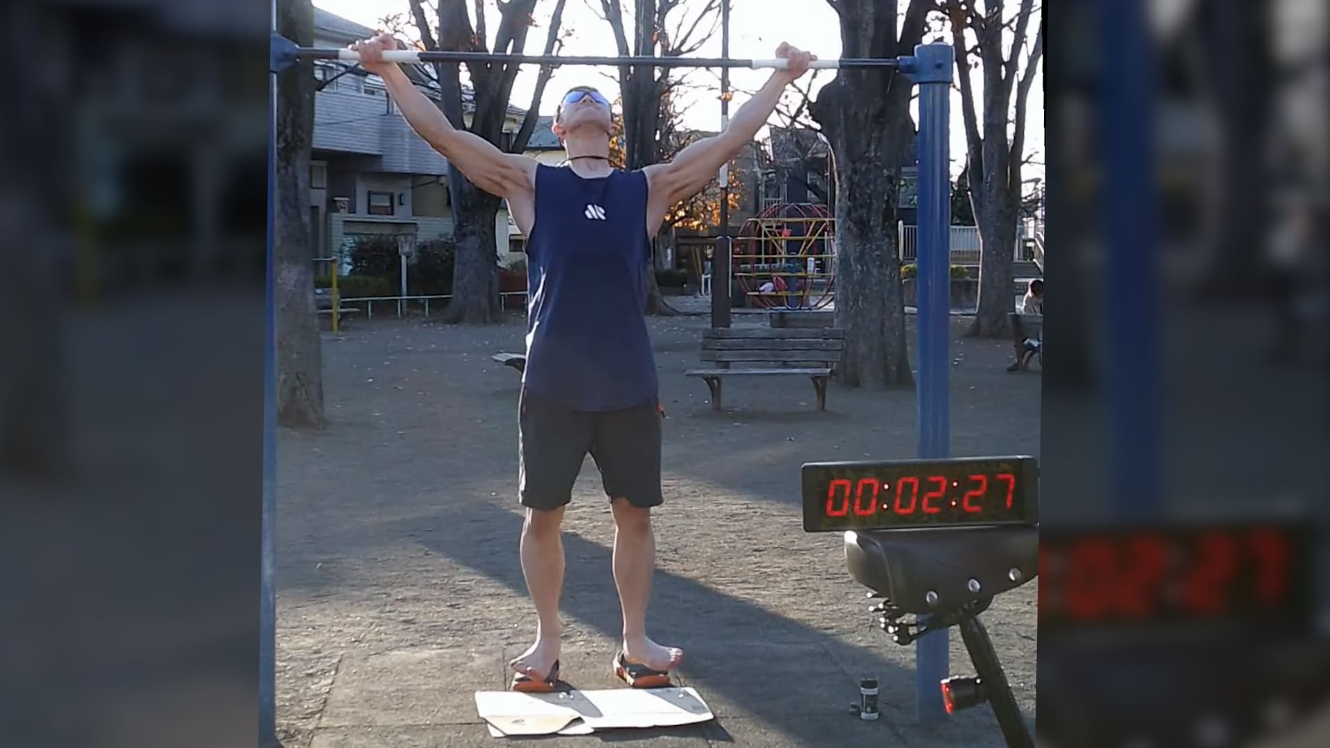 82 pull ups in one minute world record attempt
