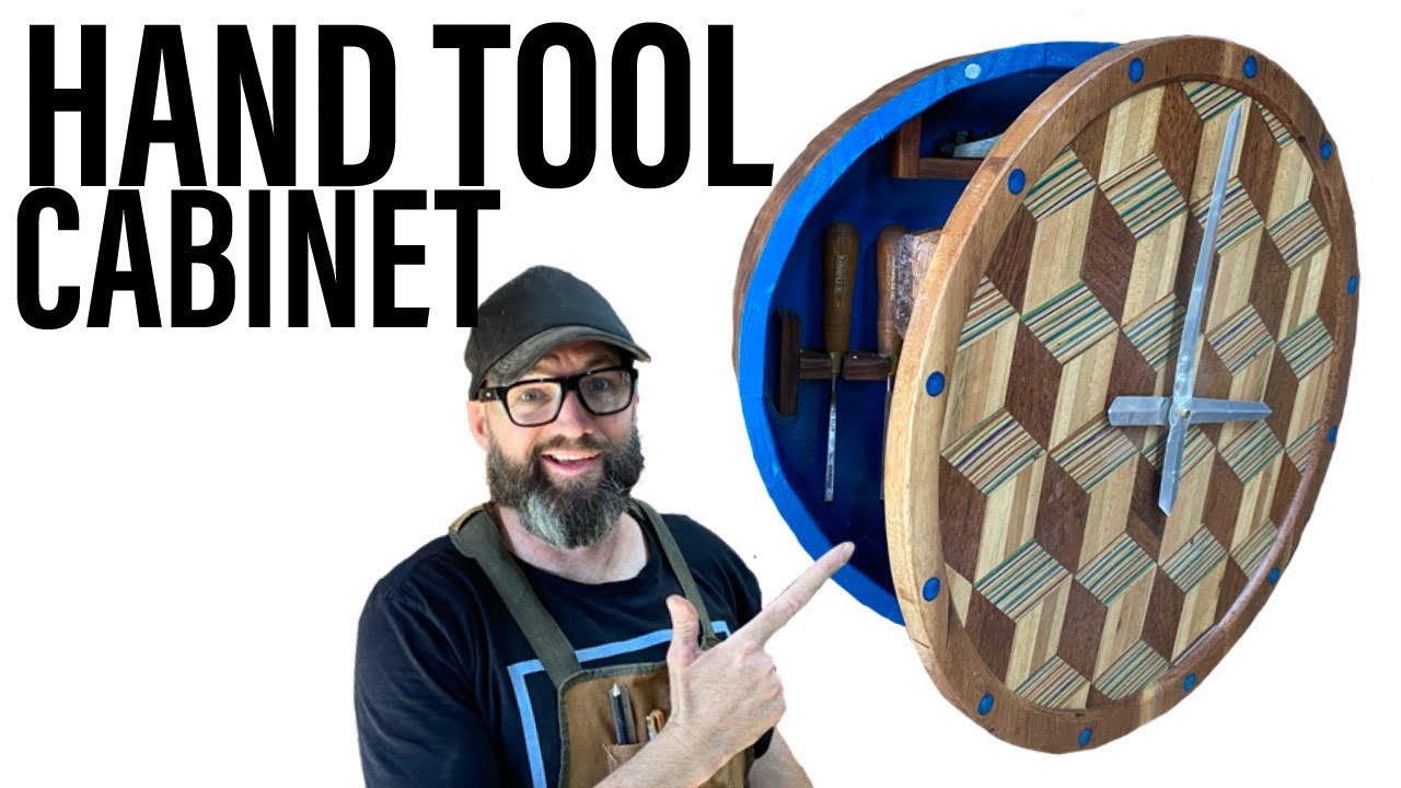 Cool clock - hand tool cabinet
