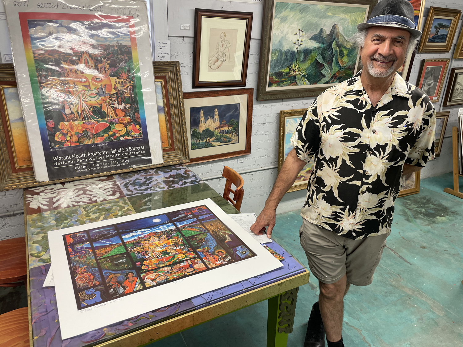 Hal Marcus, celebrated El Paso artist and musician, dies at 74