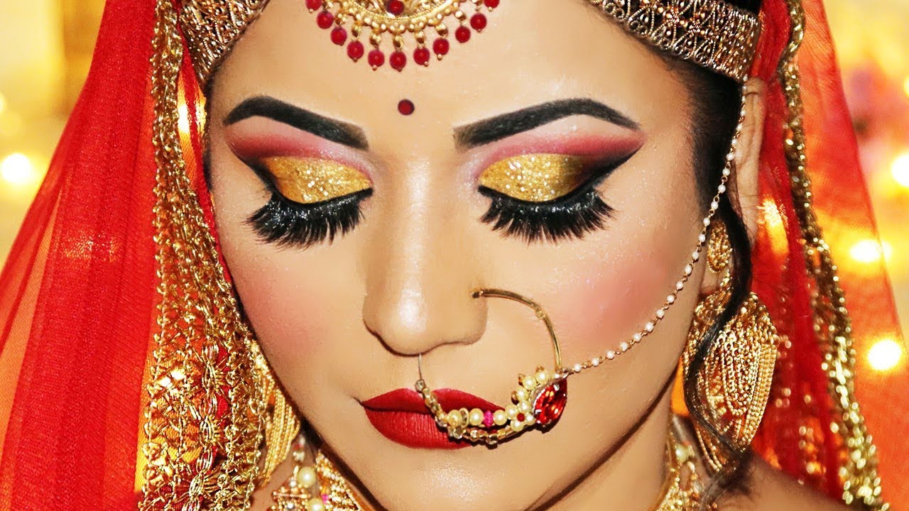 This dramatic bridal glam looks absolutely stunning