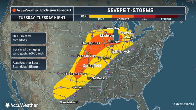 Multi-day severe risk to rumble across the central US
