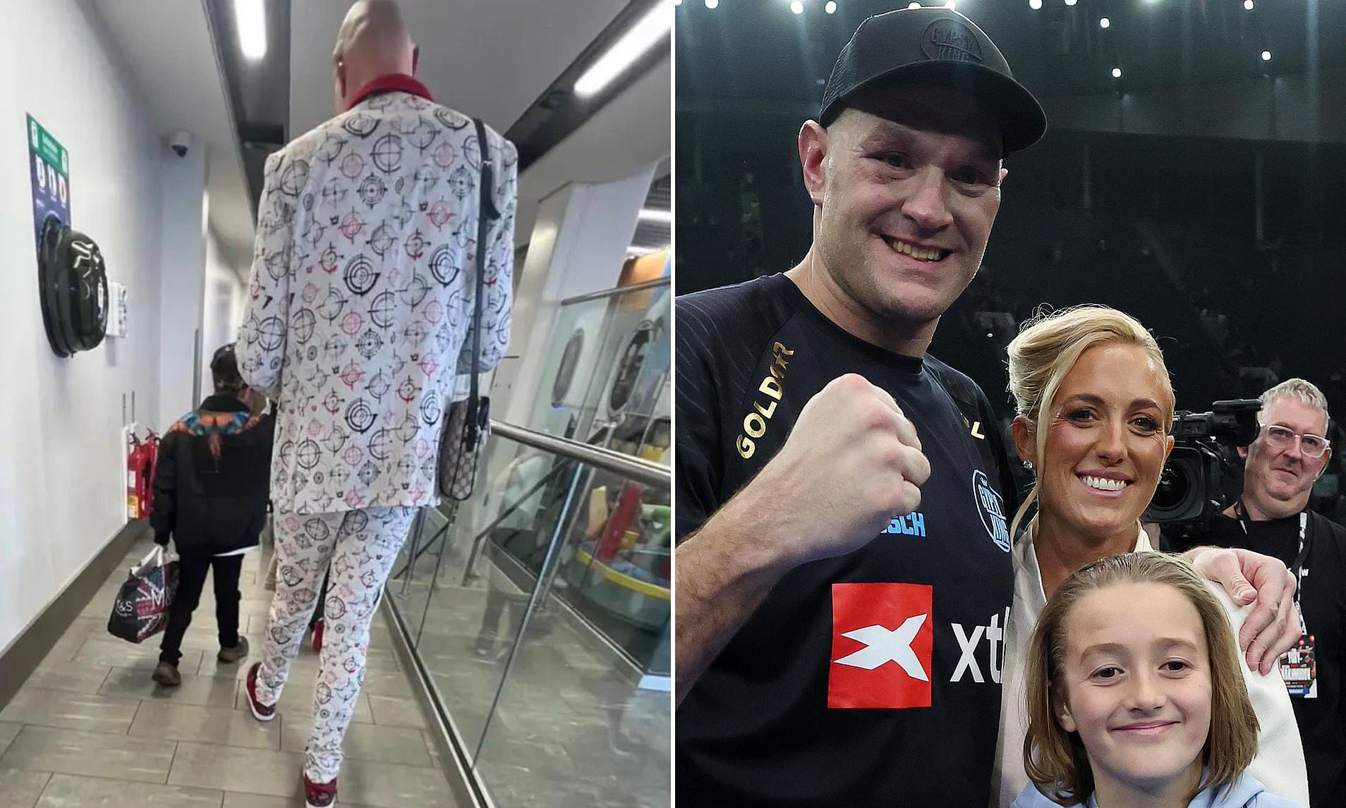 Tyson Fury spotted taking budget flight home to £5m Isle of Man mansion ...