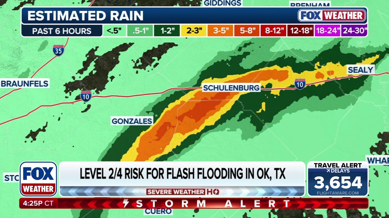 Texas on alert for severe storms and potentially significant flooding