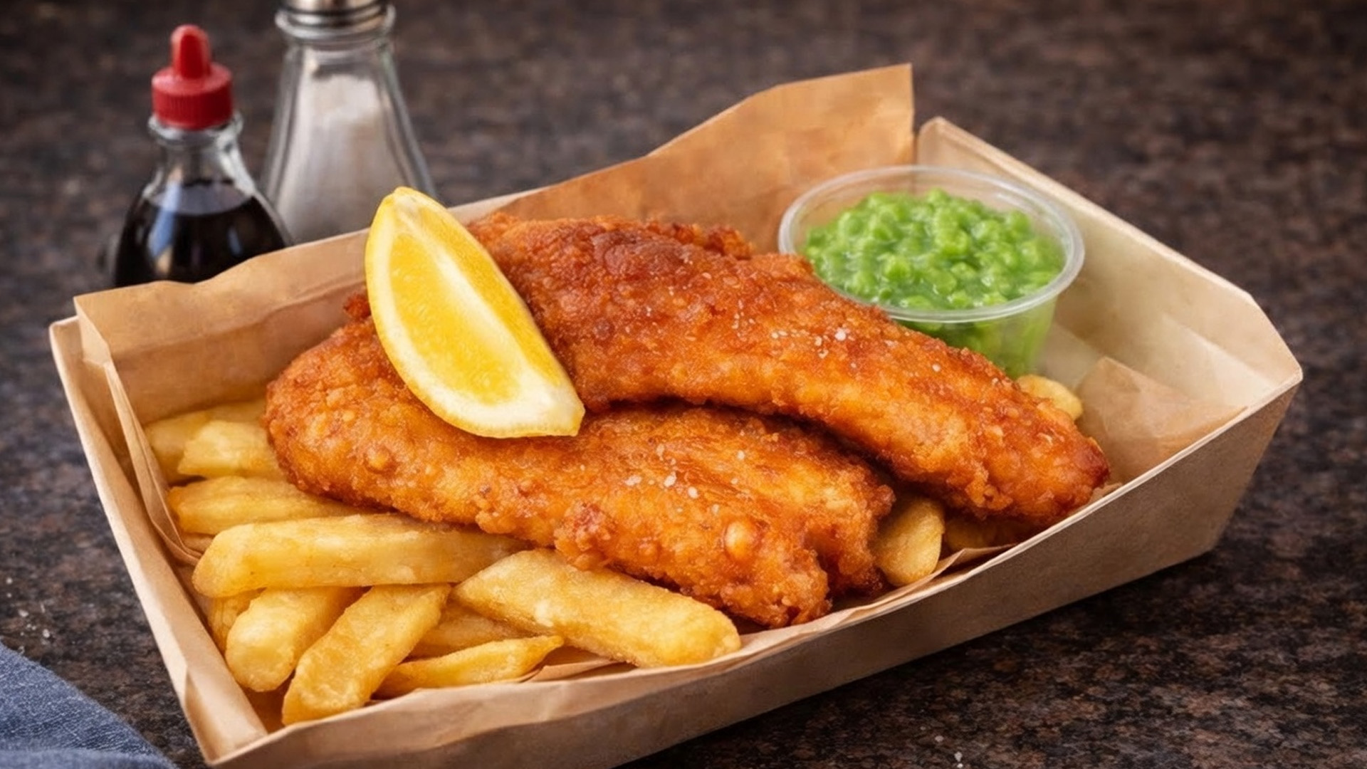Homemade fish and chips: simple step by step