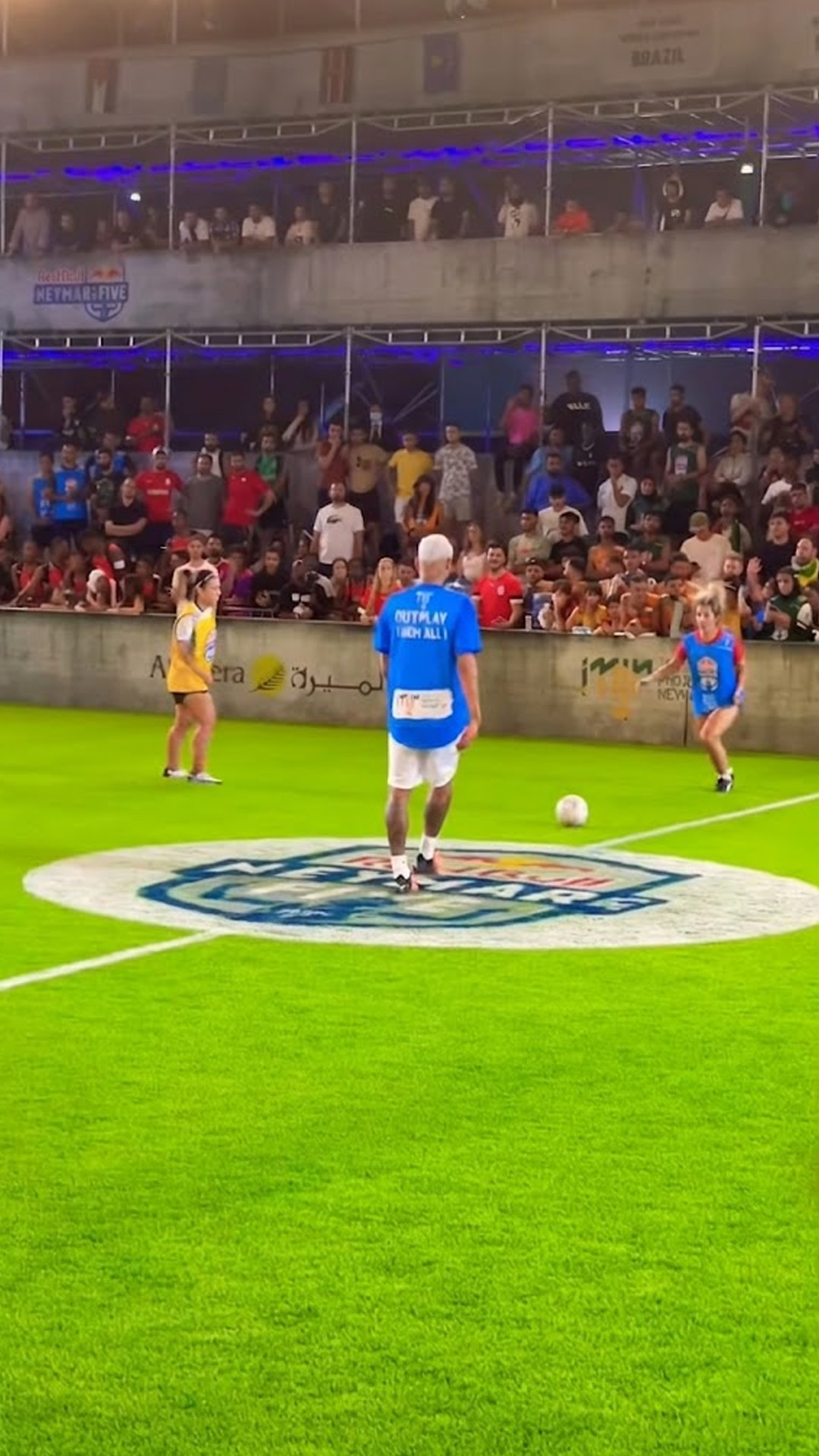 Playing football with Neymar was unreal