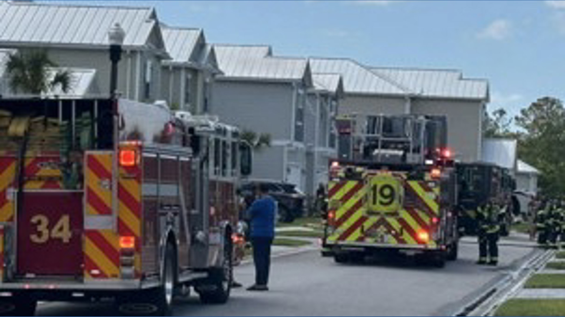 St. Johns County townhouse fire