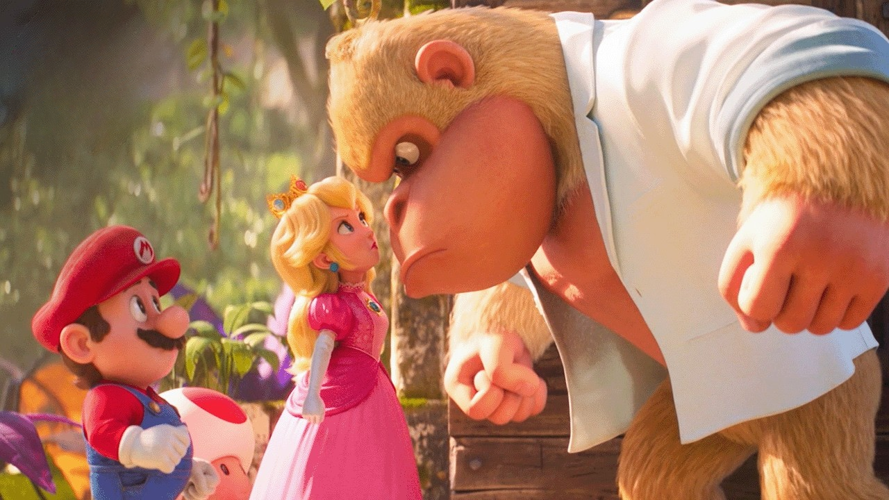 Mario fights Donkey Kong in the arena | The Super Mario Bros. Movie