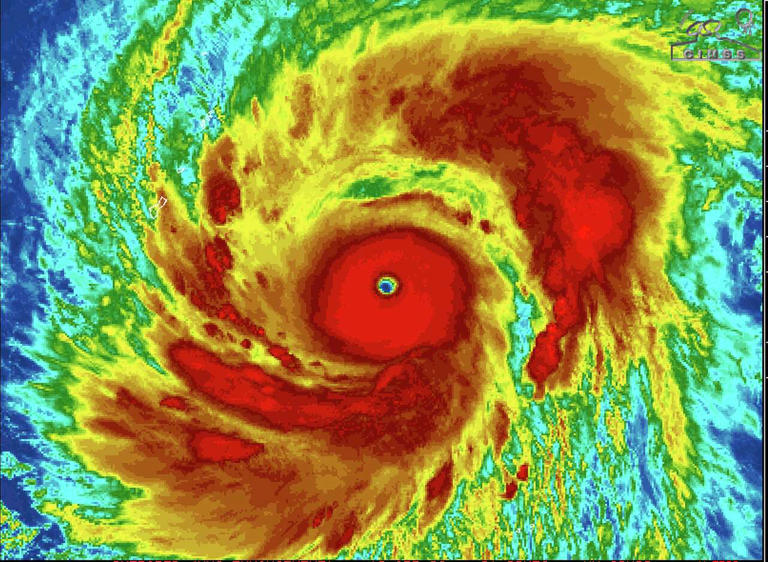 Strongest storm on planet bearing down on US islands in Western Pacific
