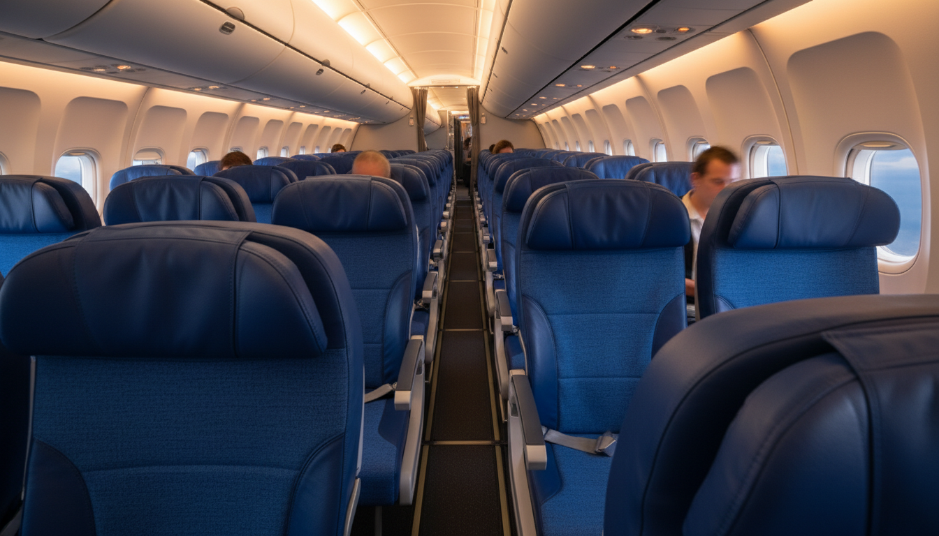 Why so blue? Unpacking the mystery of airplane seats