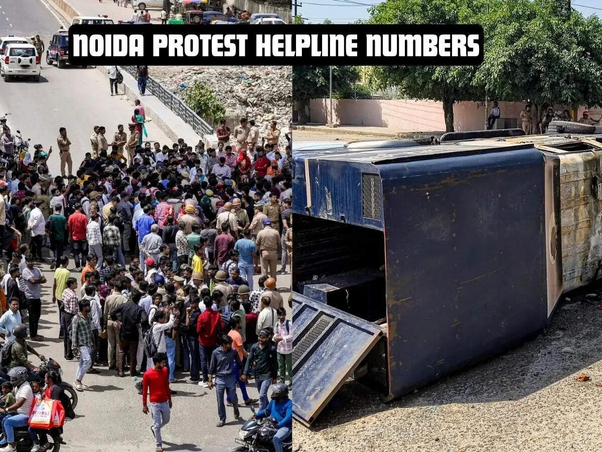 Protest in Noida today: 'Call on these numbers', Noida DM's video goes ...