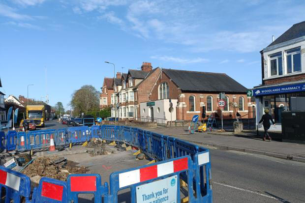 Traffic chaos for drivers in city as roadworks cause delays
