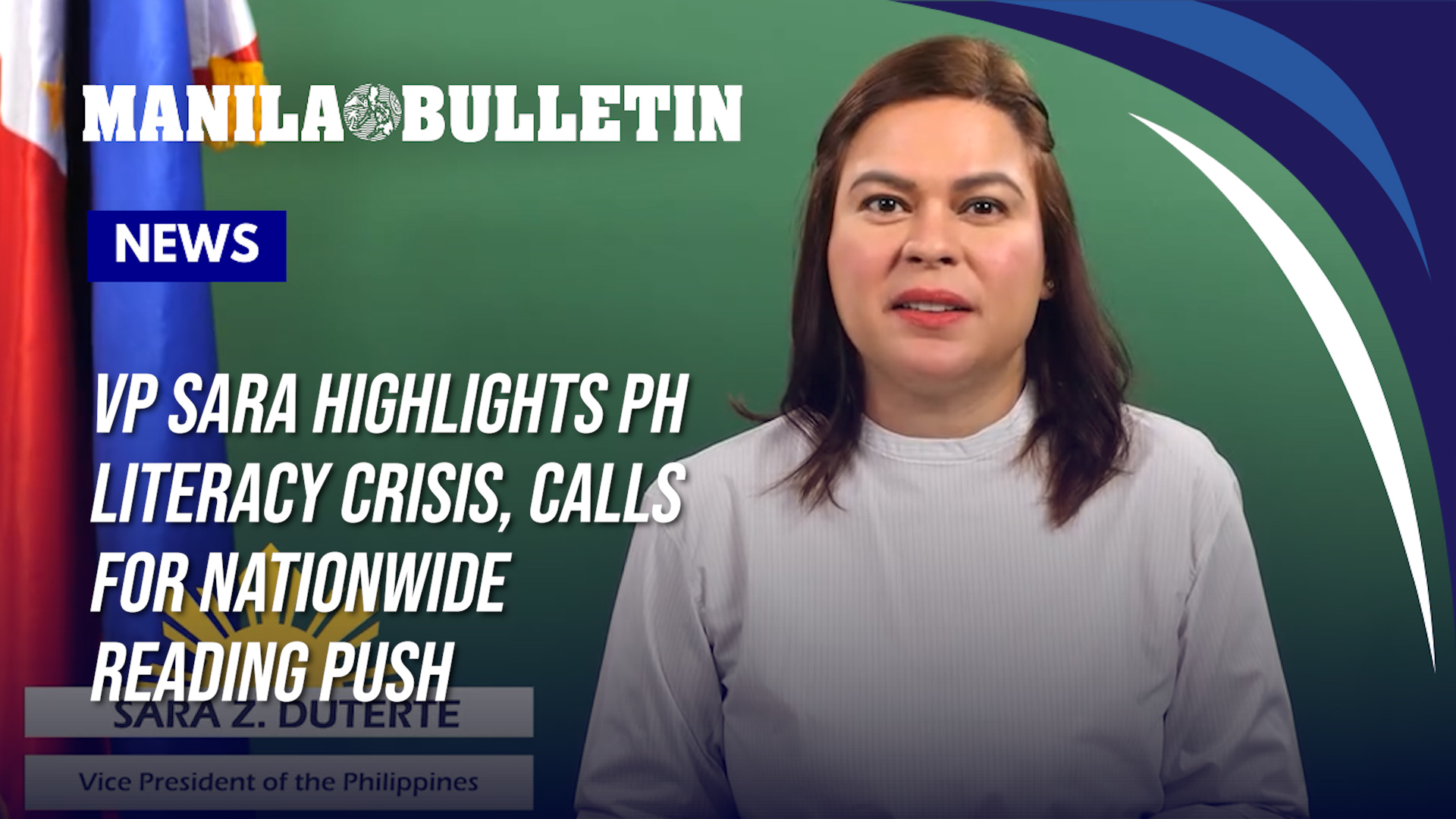 Sara Duterte highlights PH literacy crisis, calls for nationwide ...