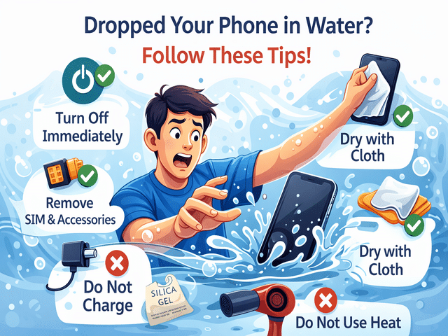 Dropped your phone in water? Follow these simple tips to prevent ...