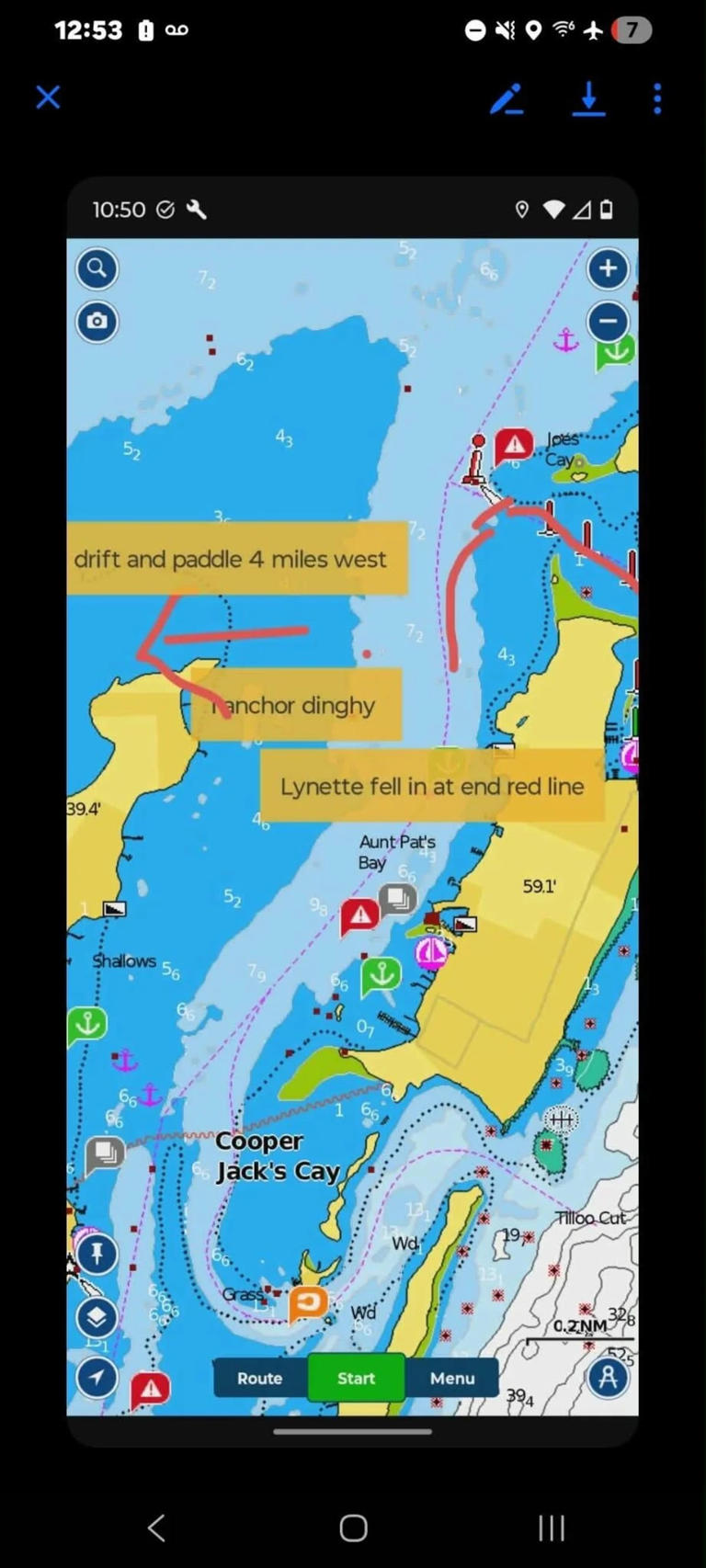 Maps shared by Brian Hooker allegedly show exact spot where wife ...