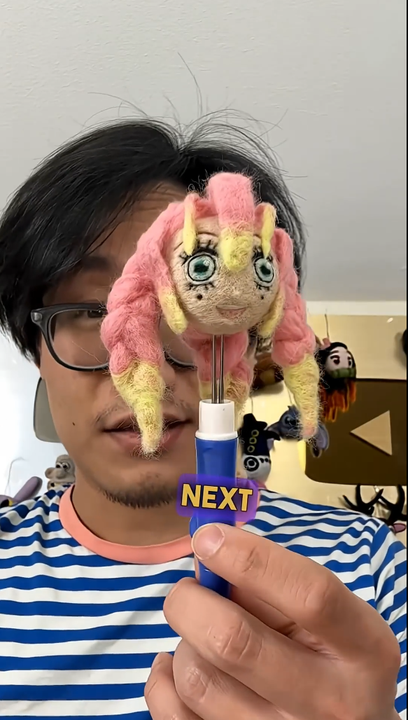 I made Mitsuri from Demon Slayer, inspired by a comment craft build