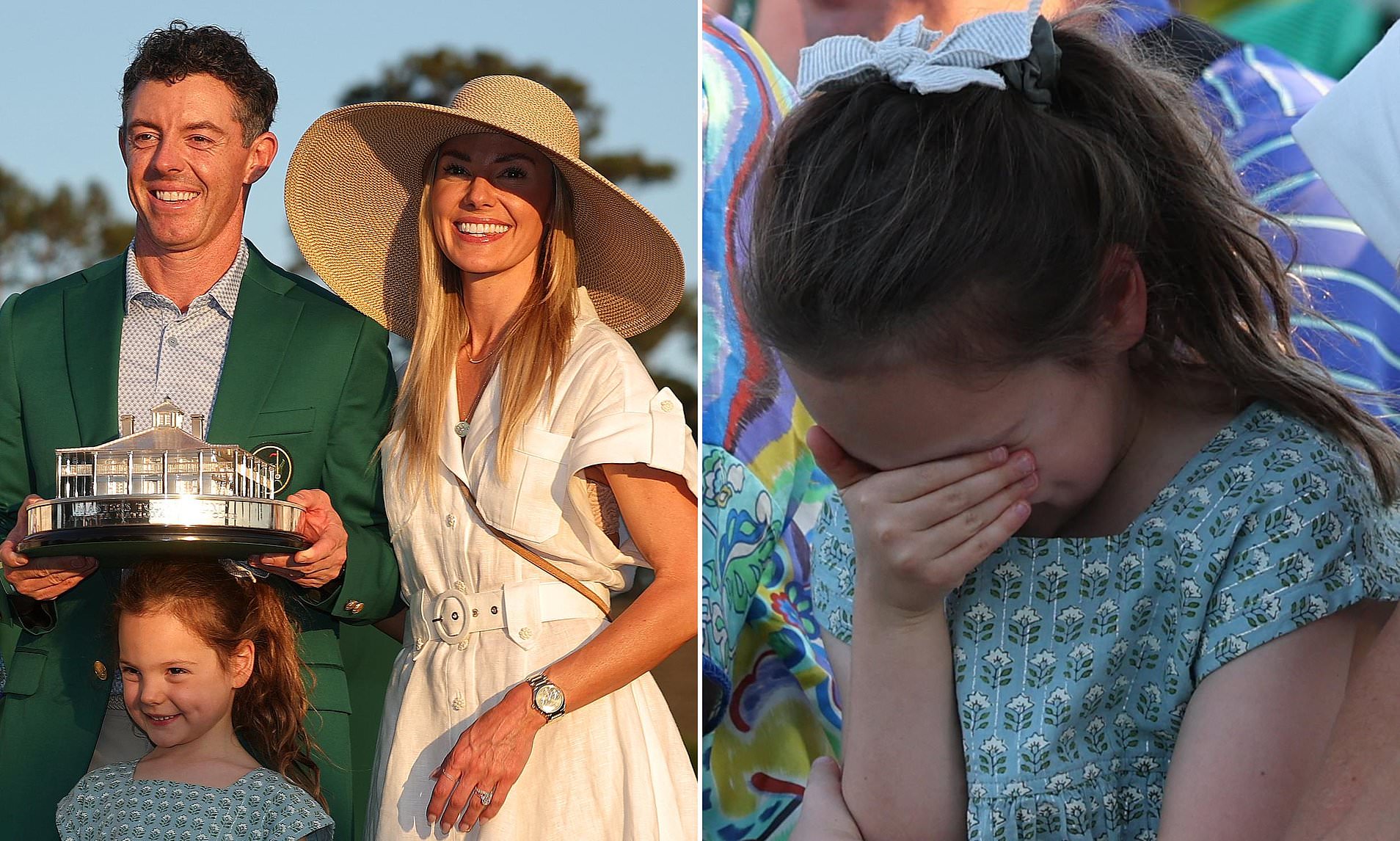 Rory McIlroy's Masters victory tribute to wife Erica and their daughter ...
