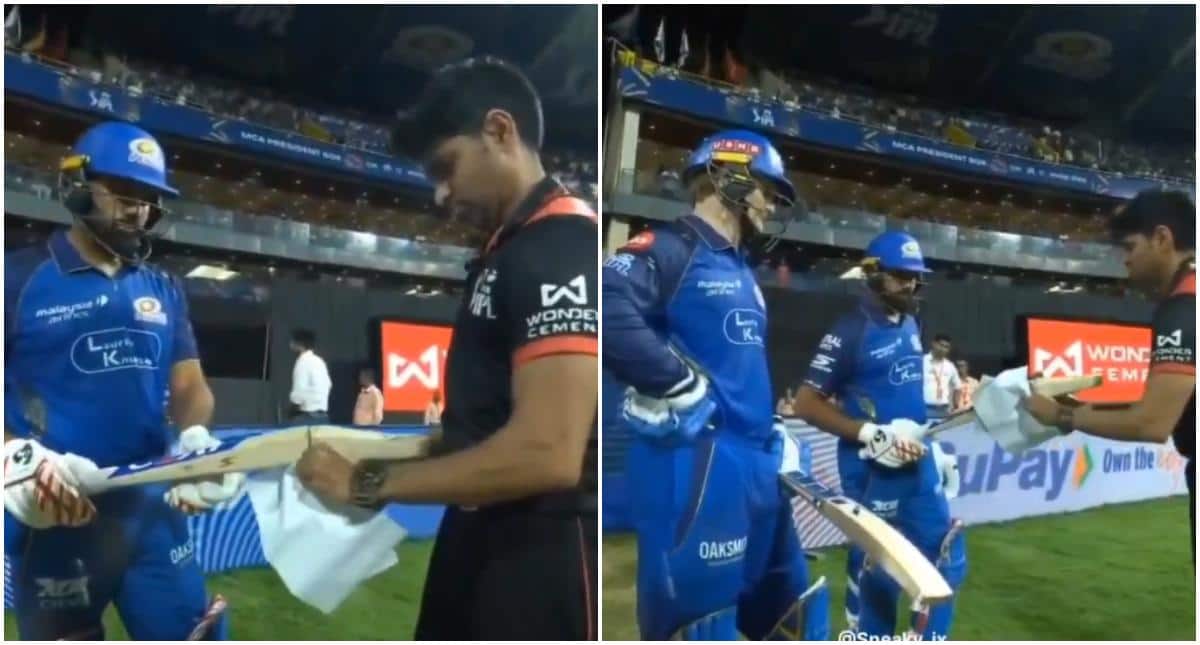 Watch: Drama at Wankhede! Rohit Sharma's bat fails, then clears inspection