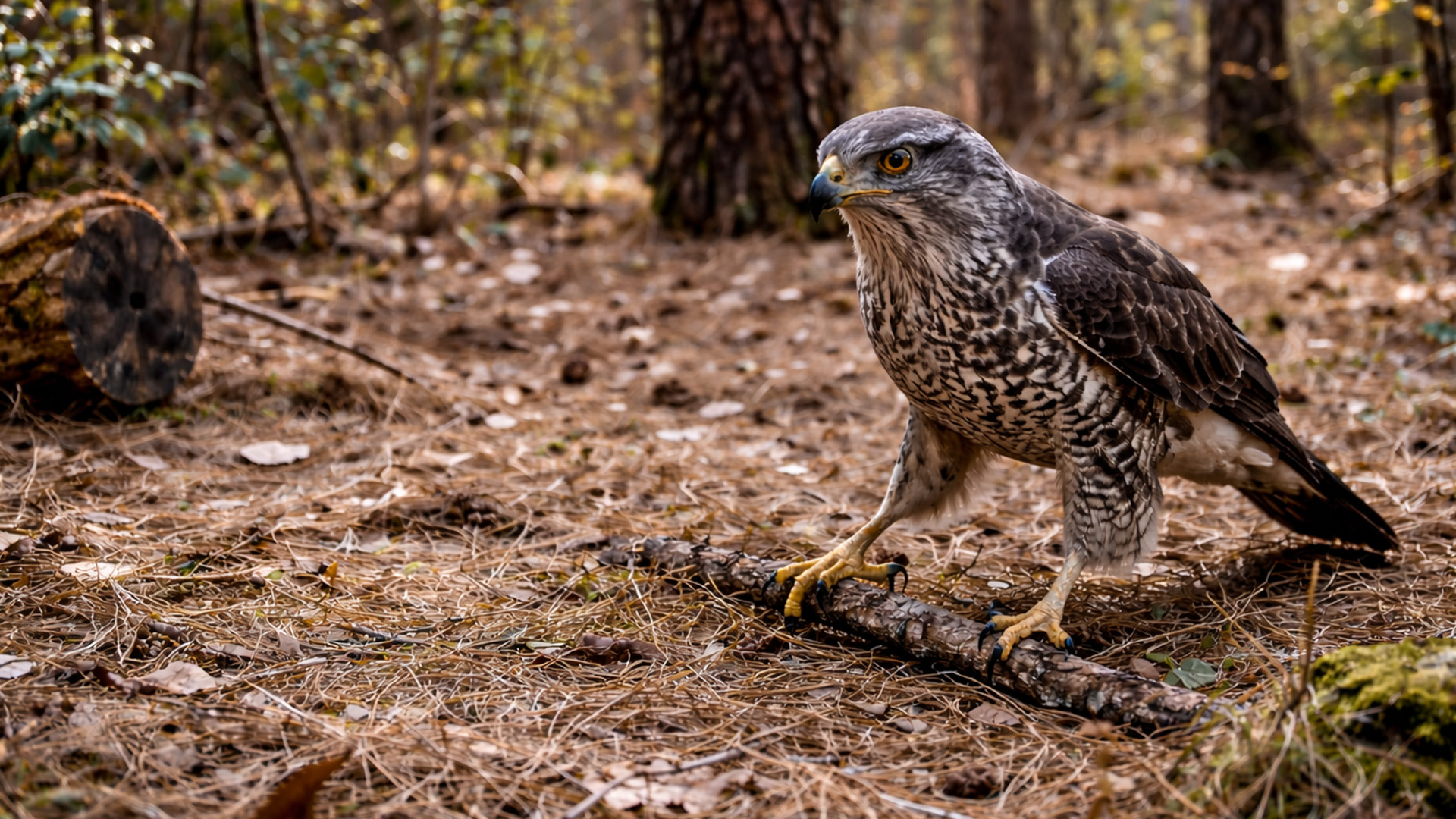 Onze wildcamera legde een buizerd vast in gevecht