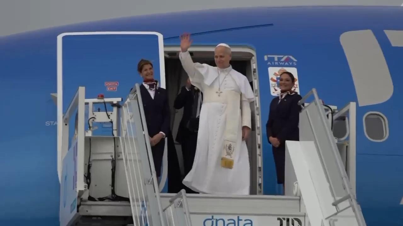 Pope departs for Africa as Trump issues scathing Truth Social post